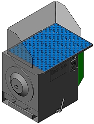Down-Draft Tables for Ducted Exhaust or Filtration | Lev-co